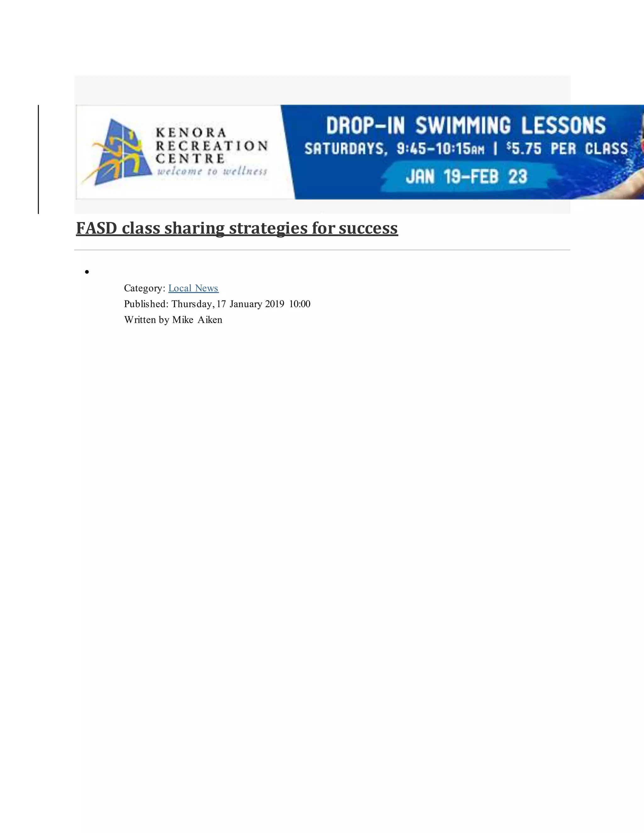 2 fasd class sharing strategies for success 3 | DOCX