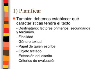 2 Fases De La Redaccion De Un Texto | PPT