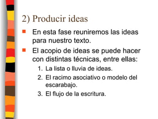 2 Fases De La Redaccion De Un Texto | PPT