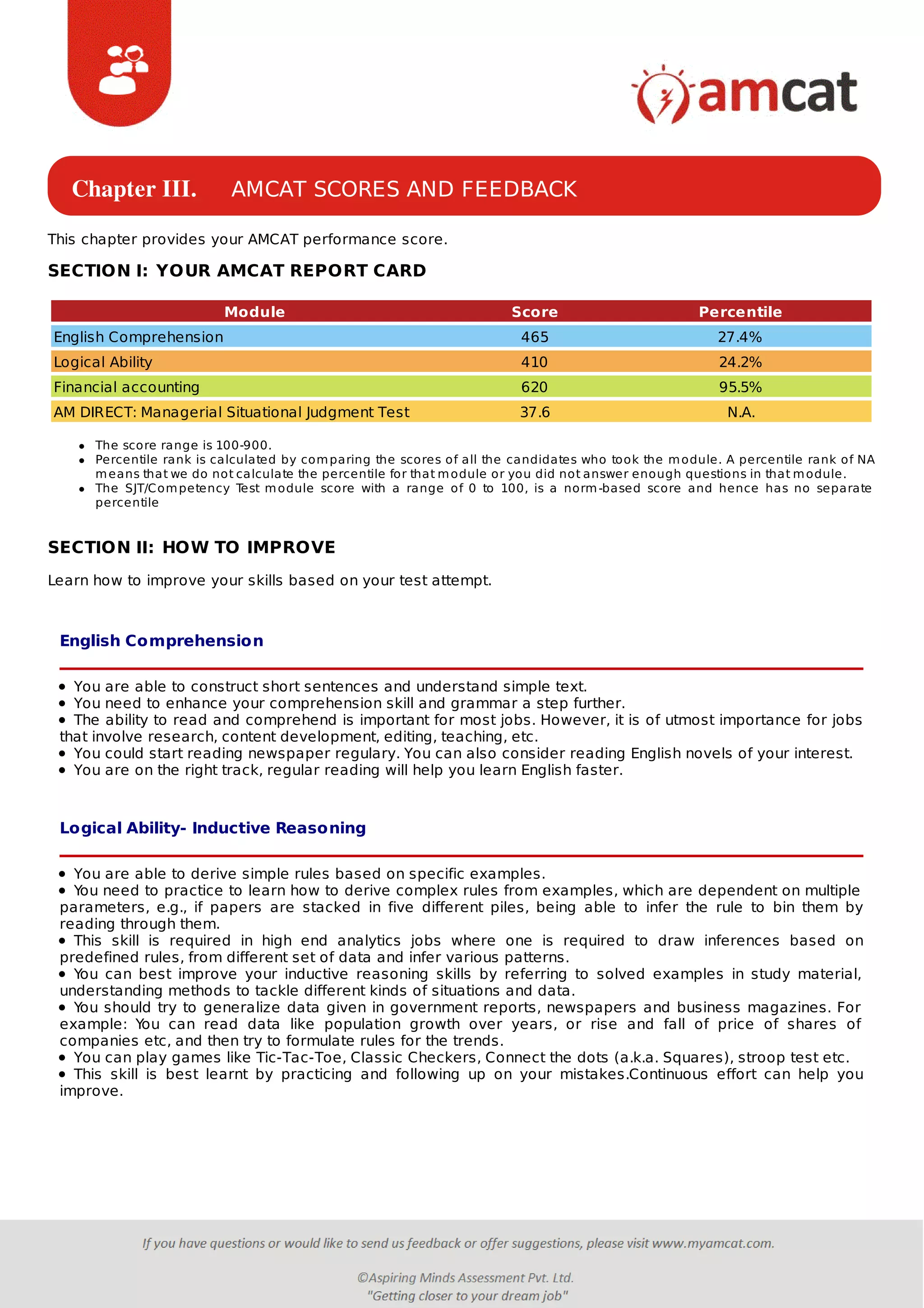LUGANO APTITUDE TEST | PDF