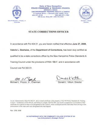 Letter of Certification | PDF