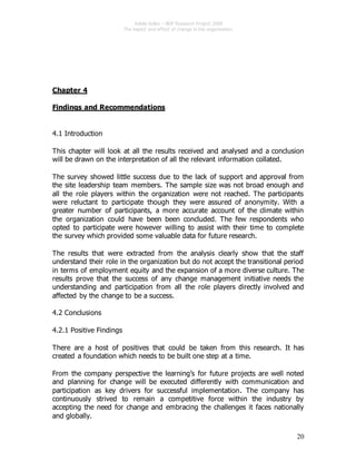 research project - organizational change | DOCX
