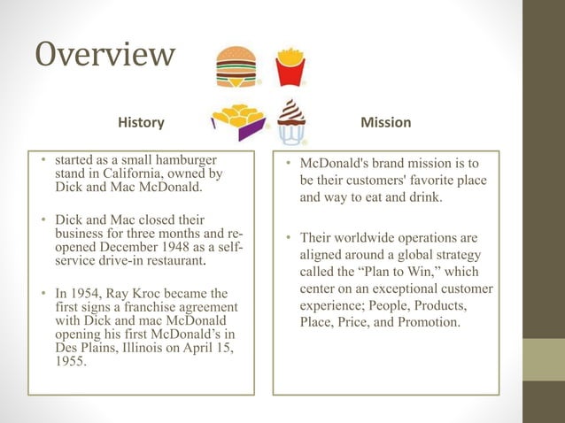 Mcdonalds Presentation | PPTX