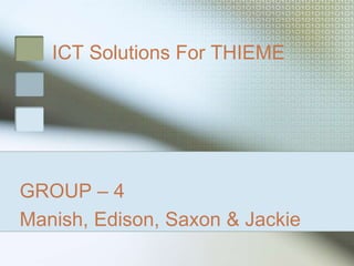GROUP – 4- ICT PRESENTATION | PPTX