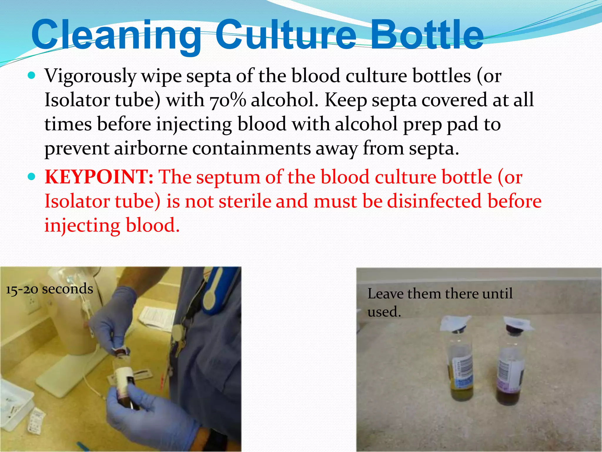 Blood Culture Procedure for CVL PP | PPTX