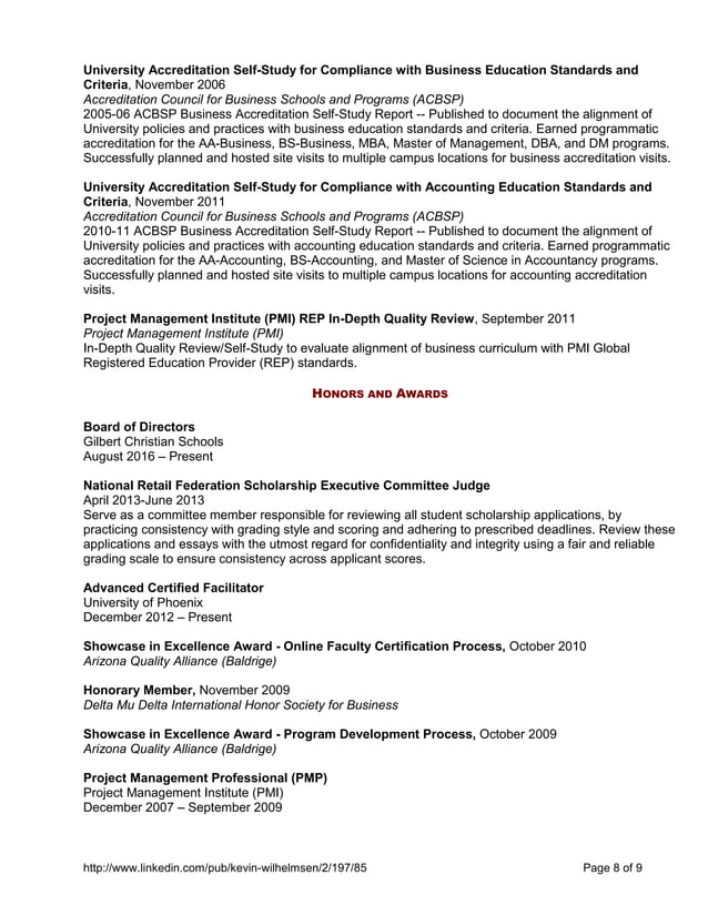 Kevin Wilhelmsen CV | PDF