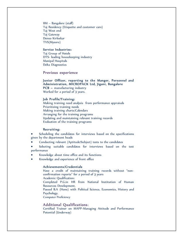 Resume Jaya Updated Pdf Free Download