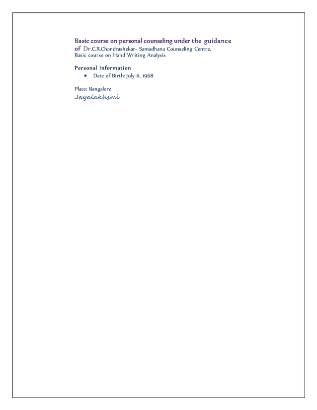 Resume Jaya Updated Pdf Free Download