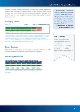 WFS Australia - EmpLive Workforce Management Solution | PDF