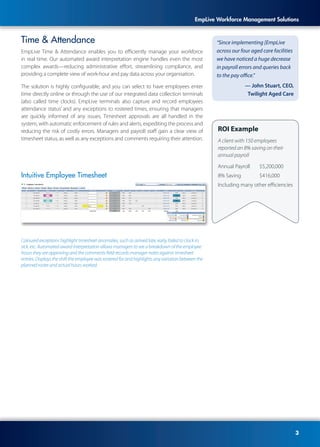 WFS Australia - EmpLive Workforce Management Solution | PDF