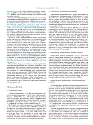 High performance liquid chromatography coupled to mass spectrometry for profiling and ...