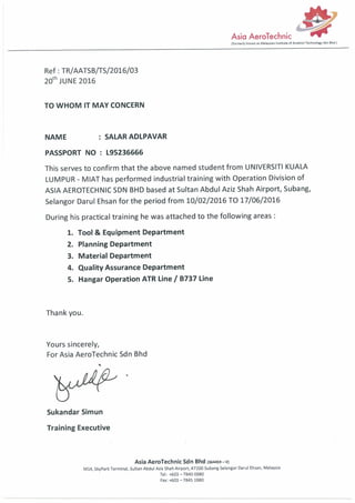 Experience documents | PDF