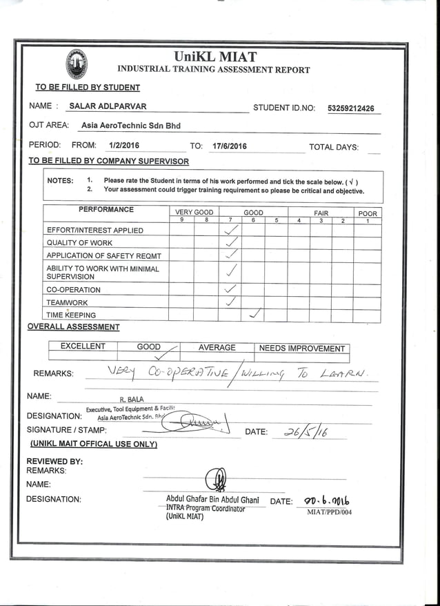 Experience documents | PDF