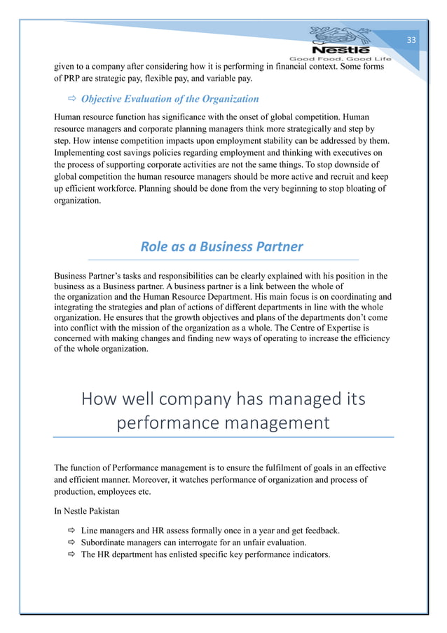 Nestle Performance Management (1) | PDF | Human Resources | Business