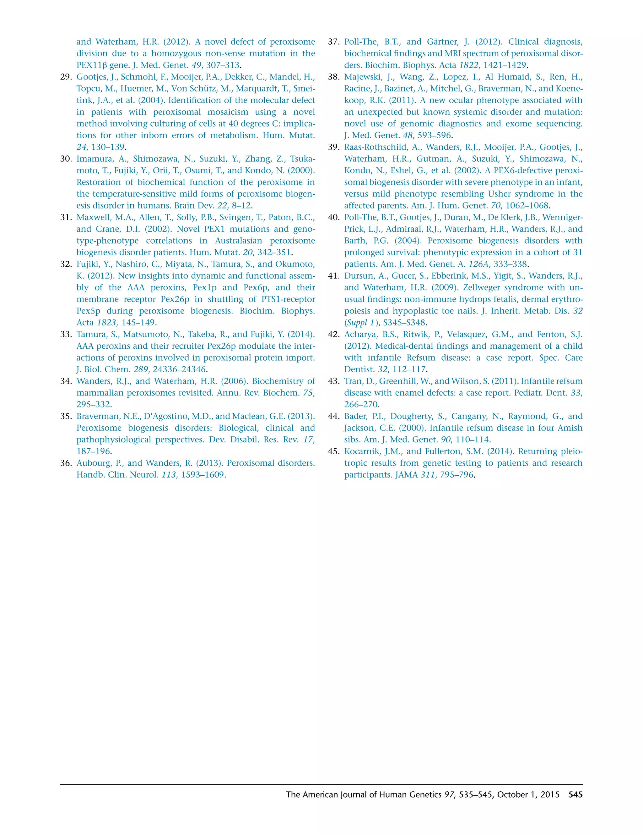 Heimler Syndrome Paper | PDF