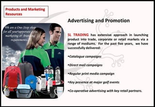 SL TRADING COMPANY PROFILE JANUARY 2015 | PPT