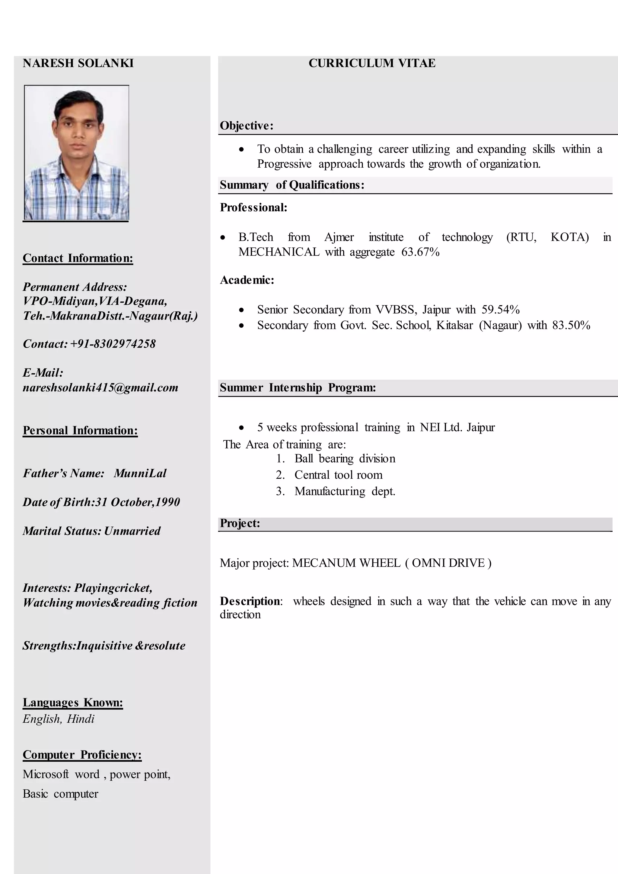 NARESH CV (1) | DOCX
