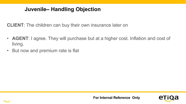 handling objection sales script | PPTX