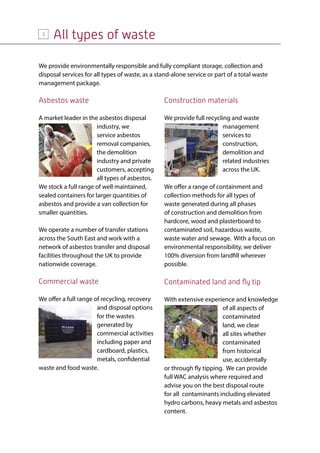 WWM brochure 2014 15 | PDF | Environmental Services Industry | Industries