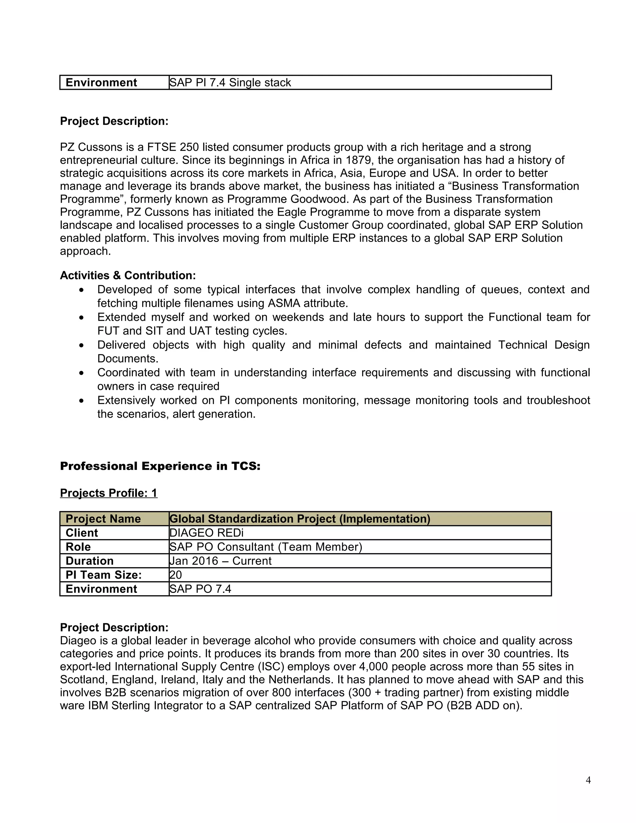 SauravResume(4Years Exp) | DOC | Web Development | Internet