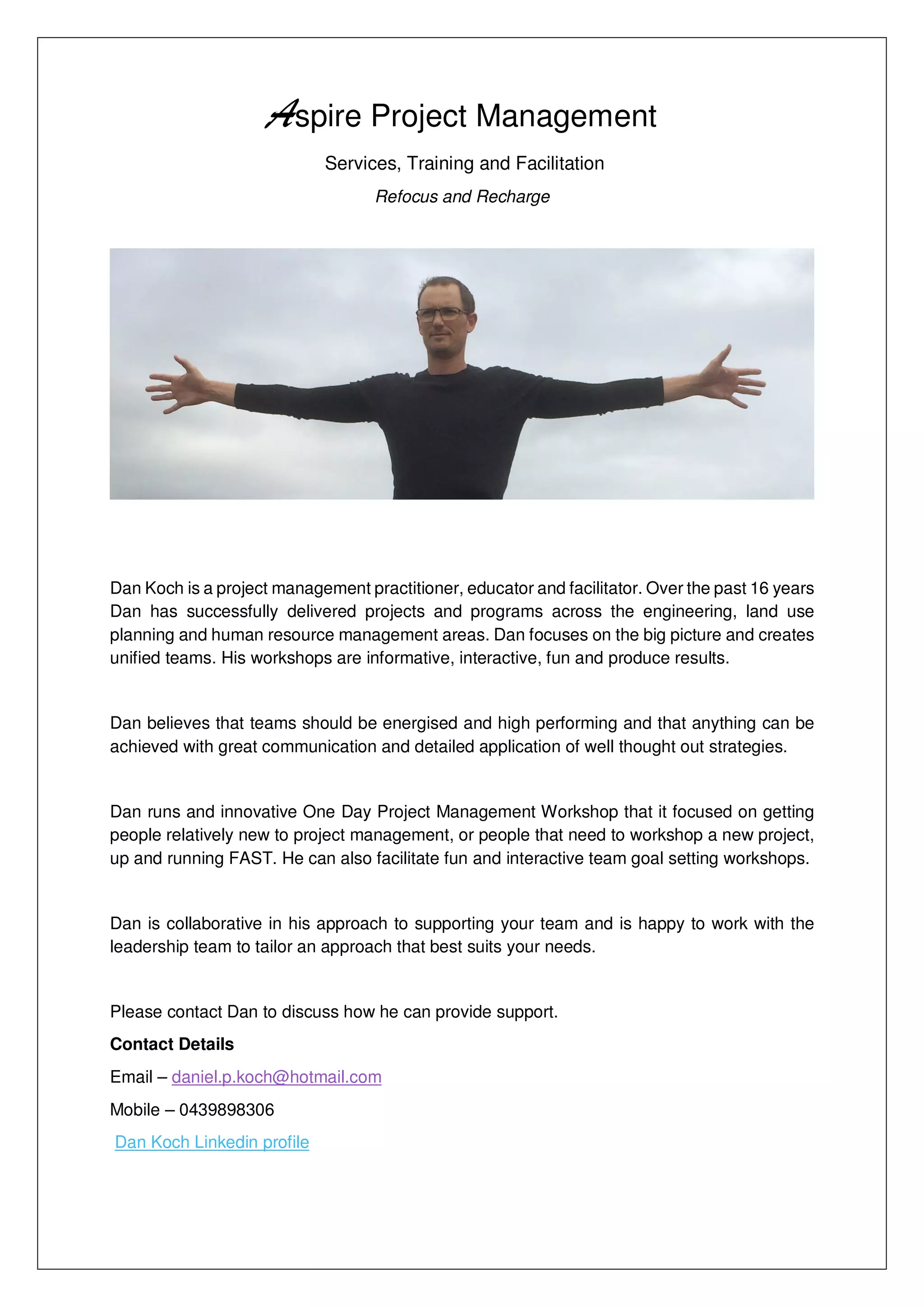 Aspire Project Management Synopsis | PDF
