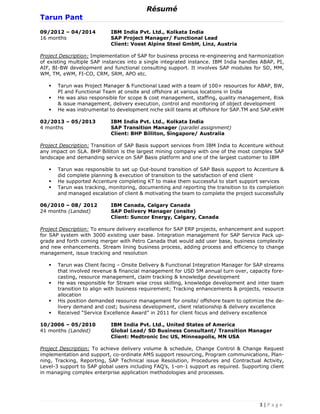 Résumé_Tarun Pant gen aug16 | PDF