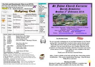 2 Feb 2014 (Carraroe Newsletter) | PPT