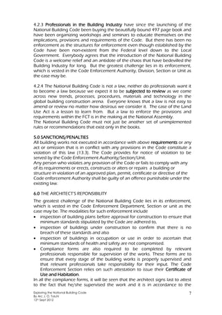 EXPLORING THE NATIONAL BUILDING CODE- text of paper 2012 (1) | PDF