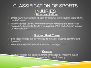 Sports Injuries Presentation | PPTX