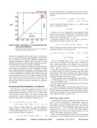 Publication - An Iteratively Refined Distillation Line Method | PDF