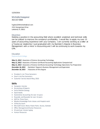 New Michelle Hoeppner | PDF