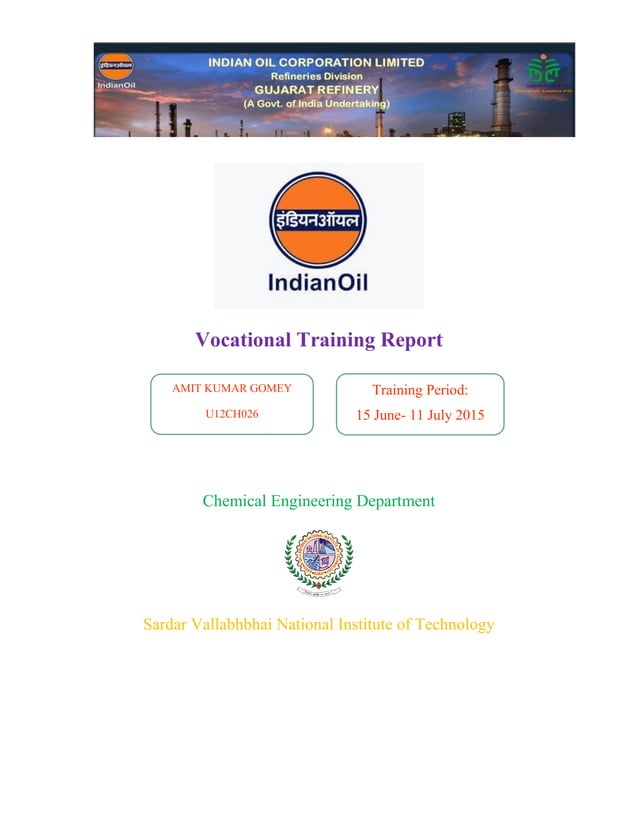 Iocl training report | PDF