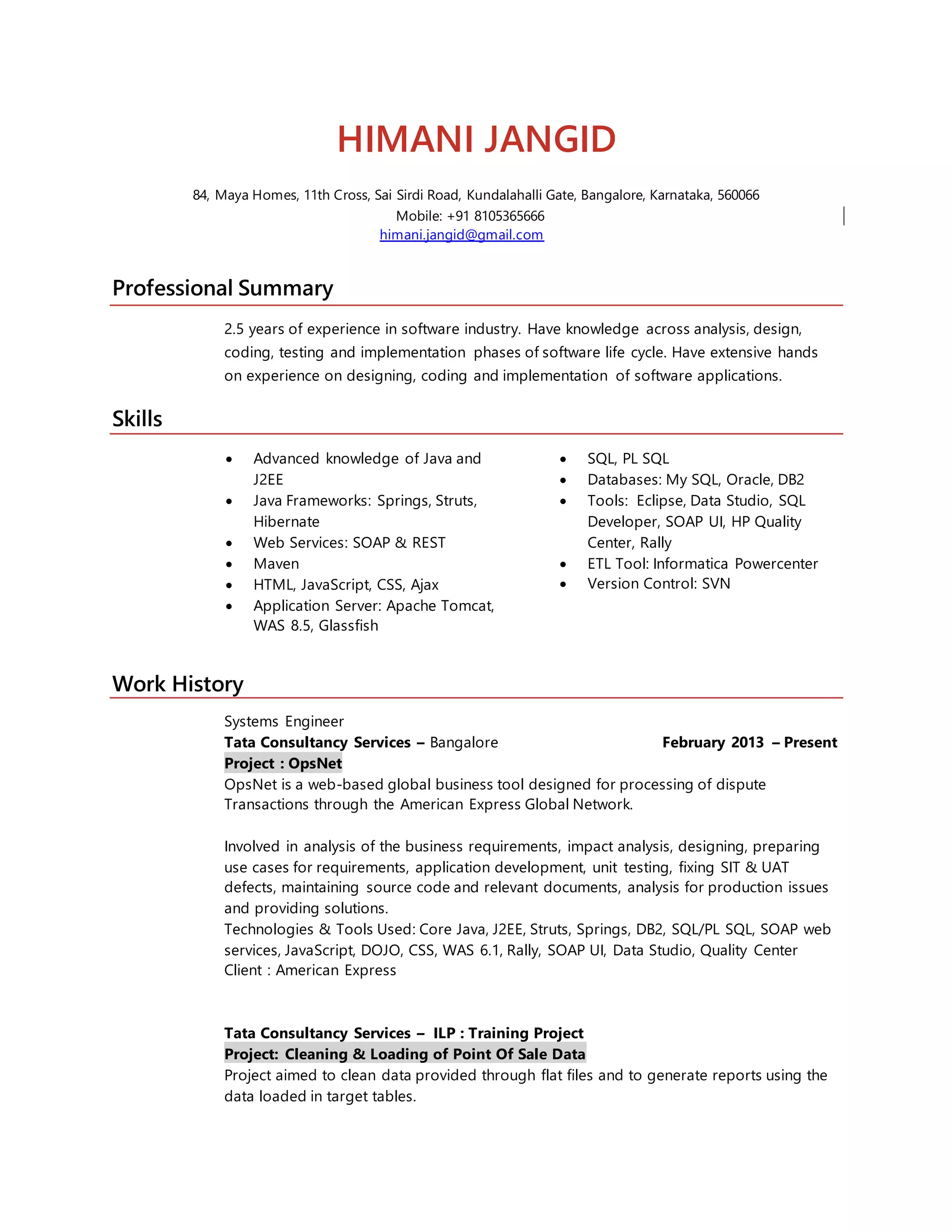 Resume_Himani | PDF