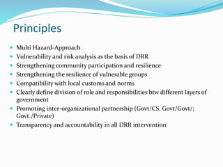An orientation to National DRR Policy | PPTX