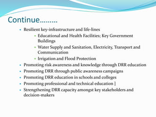 An orientation to National DRR Policy | PPTX