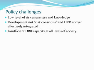 An orientation to National DRR Policy | PPTX