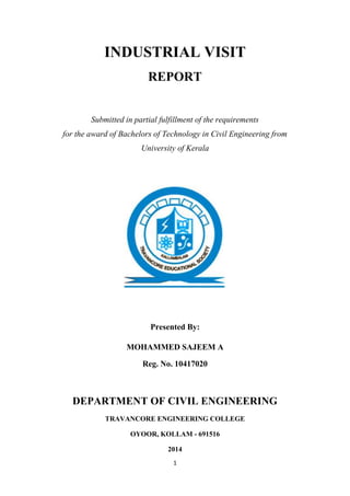Industial Visiting Report | PDF