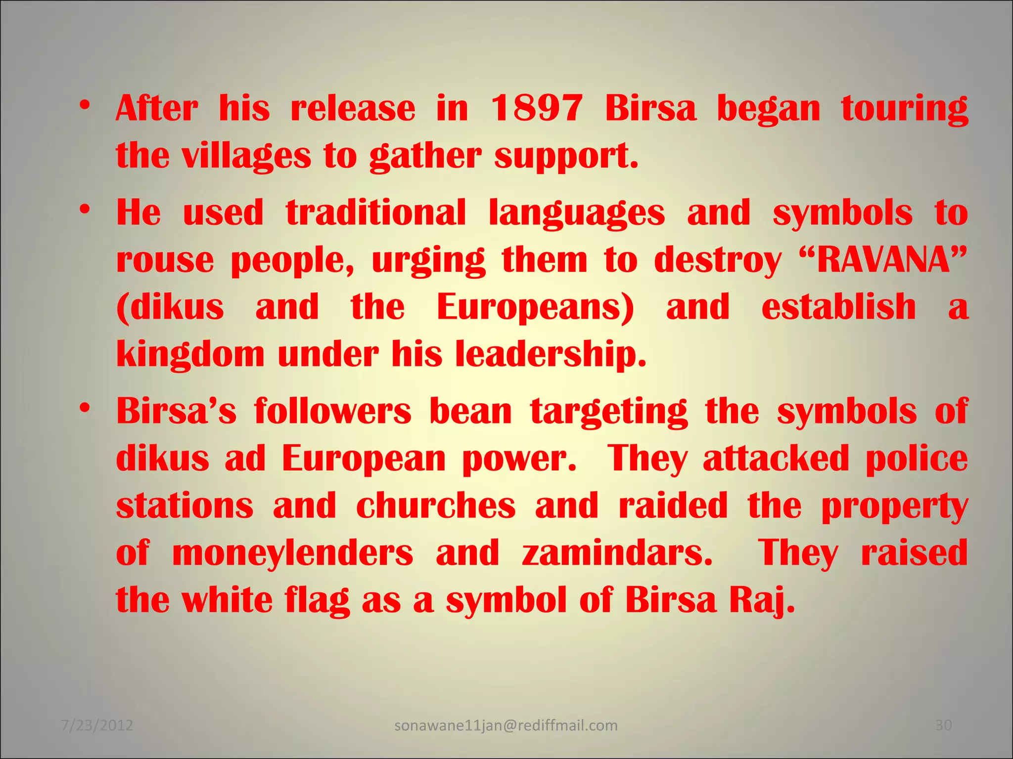 Class VIII History - ...4 Tribals, Dikus . | PPT