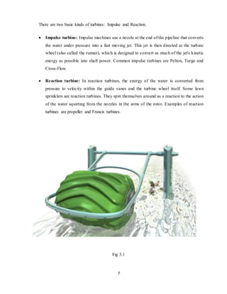 Final floating hydro turbine | DOCX | Power and Energy Industry ...