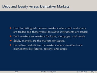Lecture 2 - Financial System | PPT