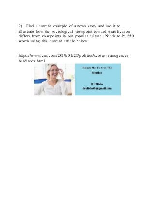 2) Find a current example of a news story and use it to illustrate | DOCX