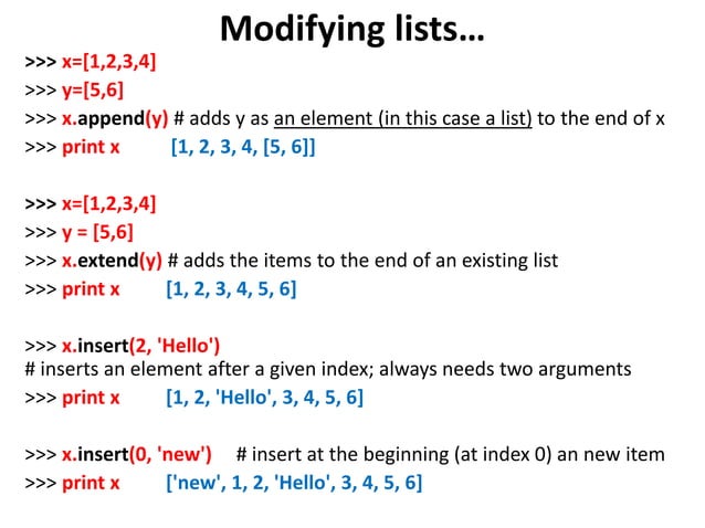 Python language data types | PPT