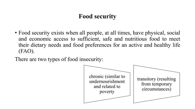 What is Food Insecurity and its effects.pptx