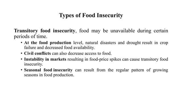 What is Food Insecurity and its effects.pptx