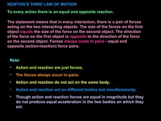 force and laws of motion class 9 | PPT