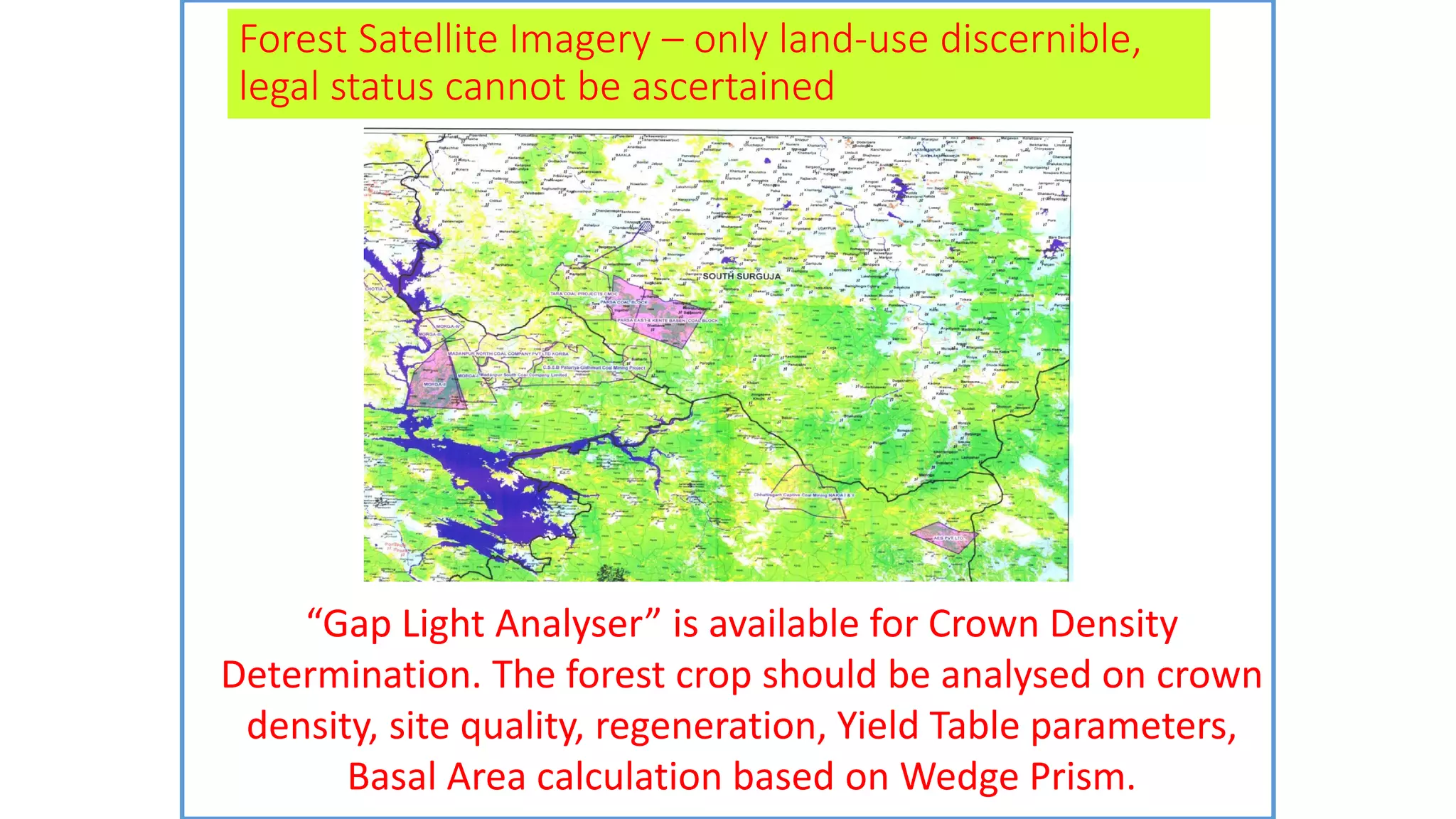2 FOREST (CONSERVATION) ACT, 1980 - FOREST TYPES, CROWN DENSITY ...