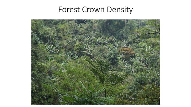 2 FOREST (CONSERVATION) ACT, 1980 - FOREST TYPES, CROWN DENSITY ...