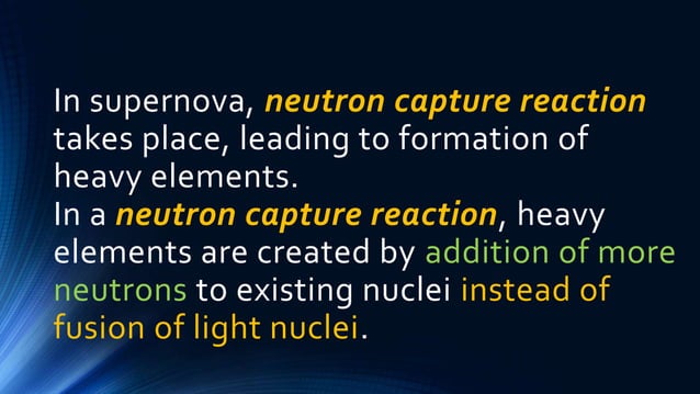 Formation of Light and Heavy Elements | PPTX | Chemistry | Science