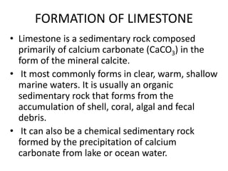 2 formation of limestone | PPTX