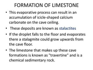 2 formation of limestone | PPTX